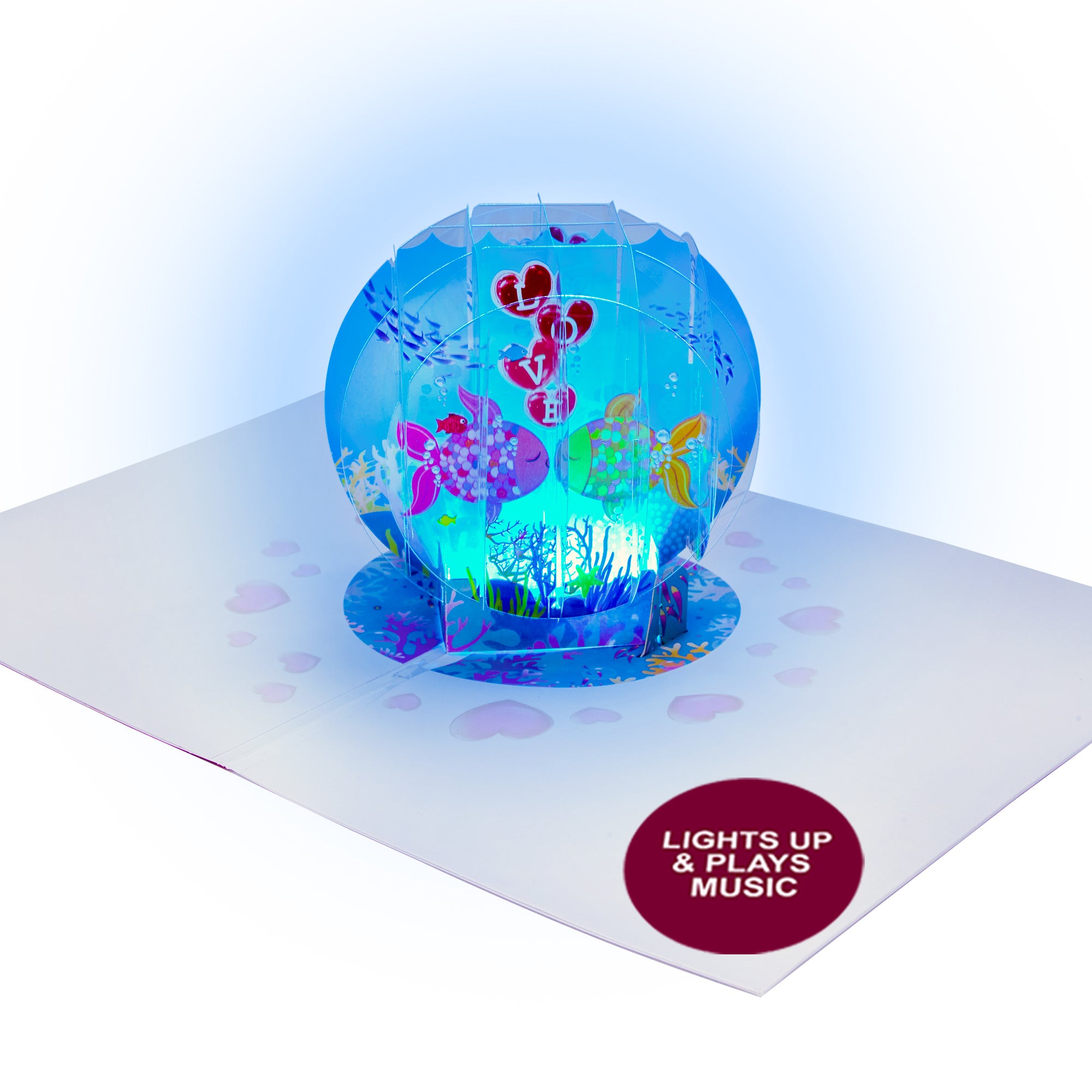 Kissing Fish Valentines Card – 100 Greetings