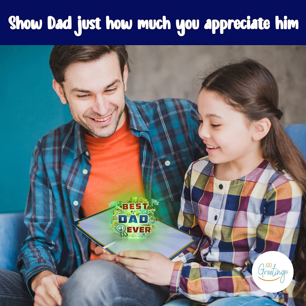#1 Dad Card – 100 Greetings