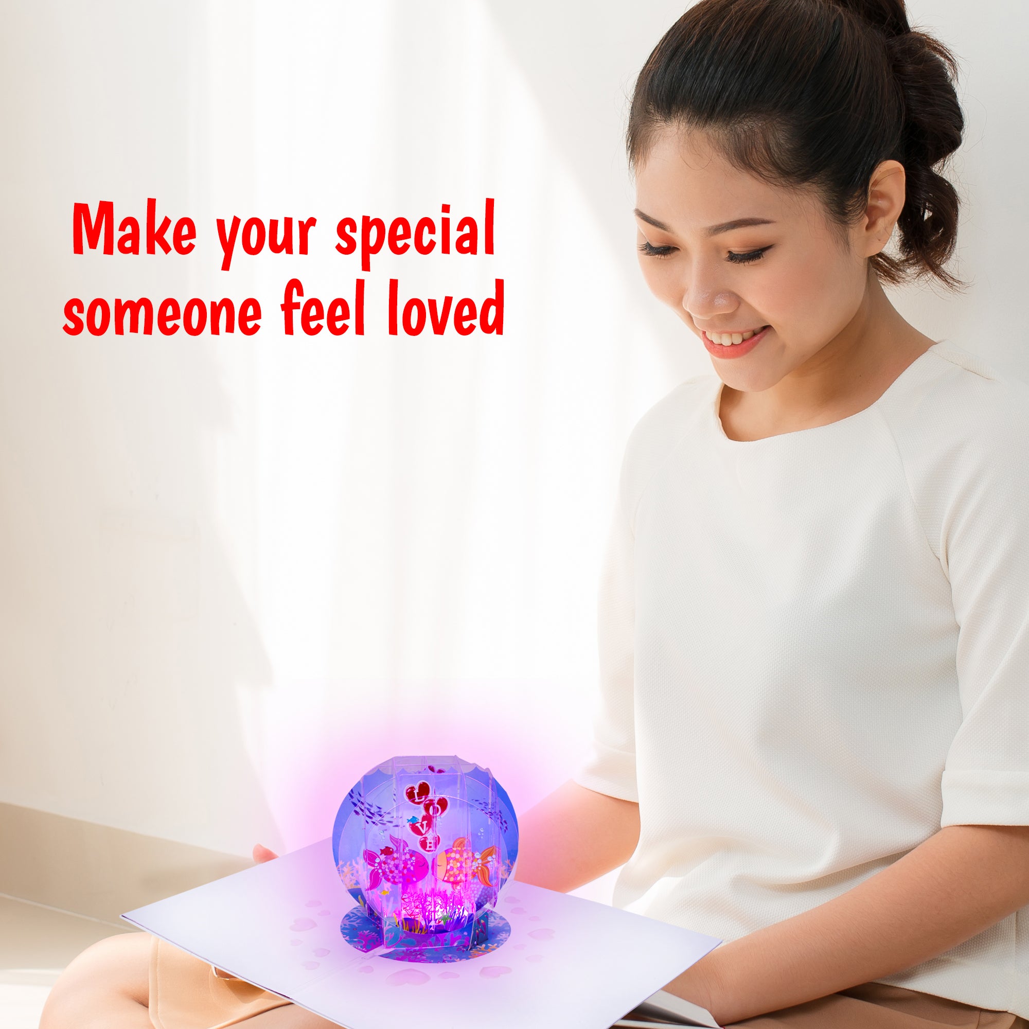 Kissing Fish Valentines Card – 100 Greetings